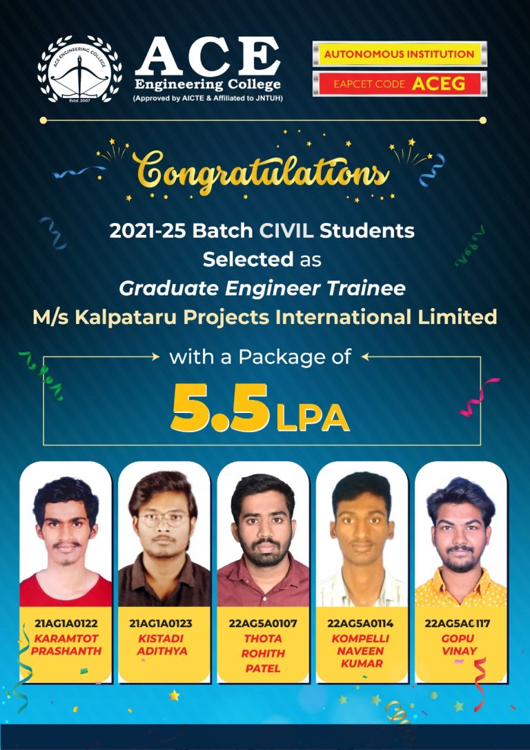 Civil Engineering - ACE Engineering College